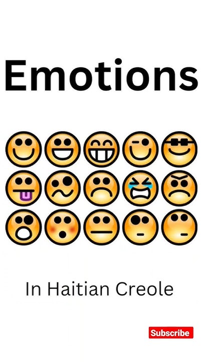 Learn Haitian Creole | Emotions 😍😩😅😀🙄😯 #haitiancreole #haitianamerican ...