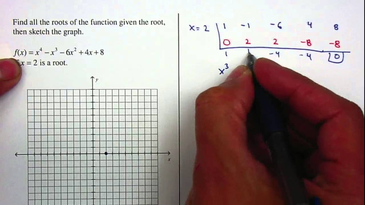 P34 - Trig - Unit 10 - Graph Polynomial Functions - YouTube