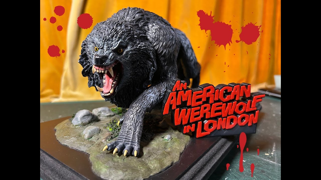 An American Werewolf in London, Kessler wolf resin model, garage kit ...