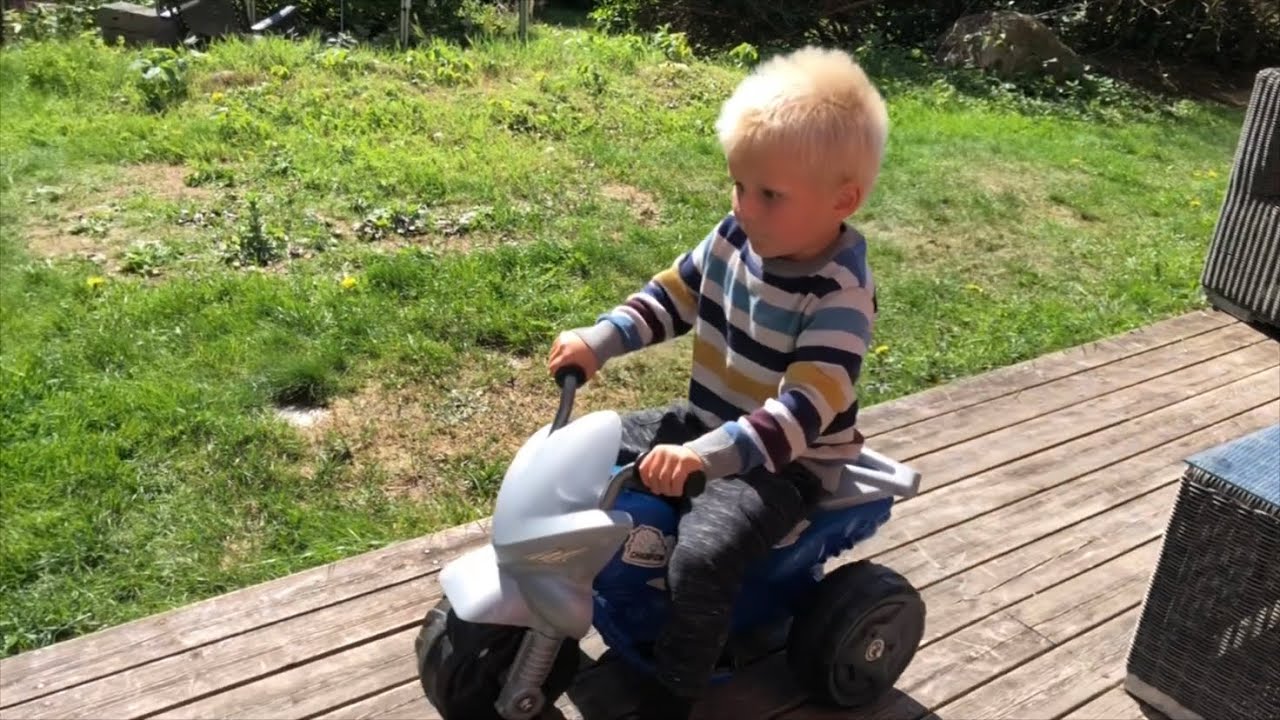 Kids bike tune burnout super fast 12 v upgrade - YouTube