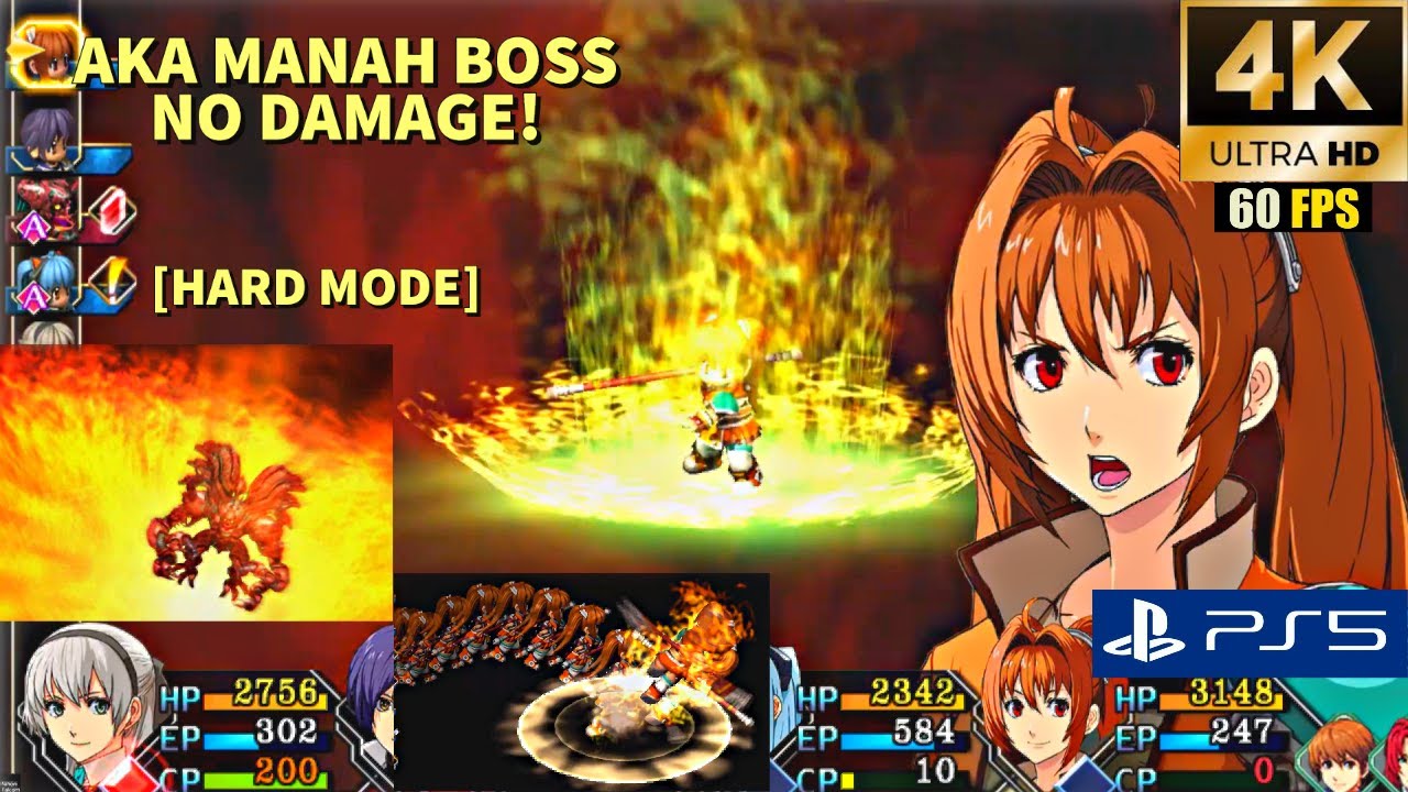Trails from Zero Remastered [PS5] AKA MANAH Boss, Hard Mode [NO DAMAGE] - YouTube