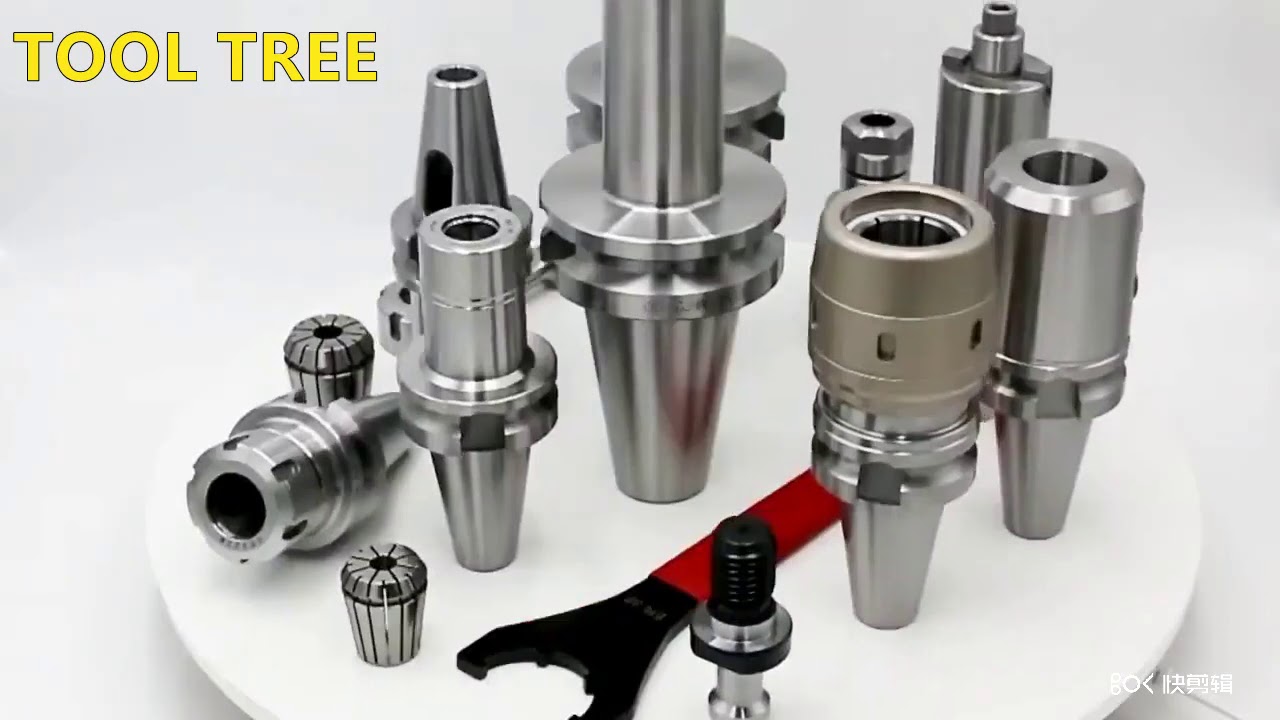 CNC Machine Tools collet,collet chuck,spanner,adapter - YouTube