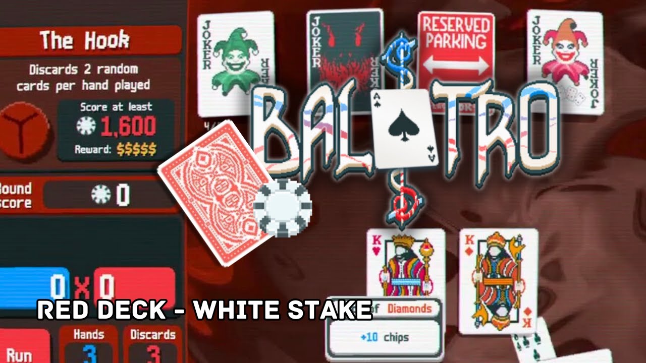 Chilling with Balatro // No Commentary // Red Deck - White Stake - YouTube