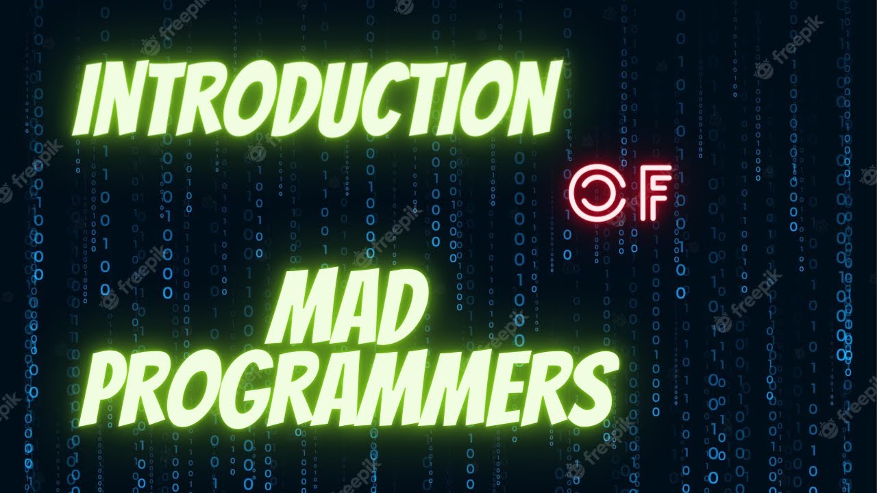 Our Introduction of IT Channel. | Mad Programmers. - YouTube