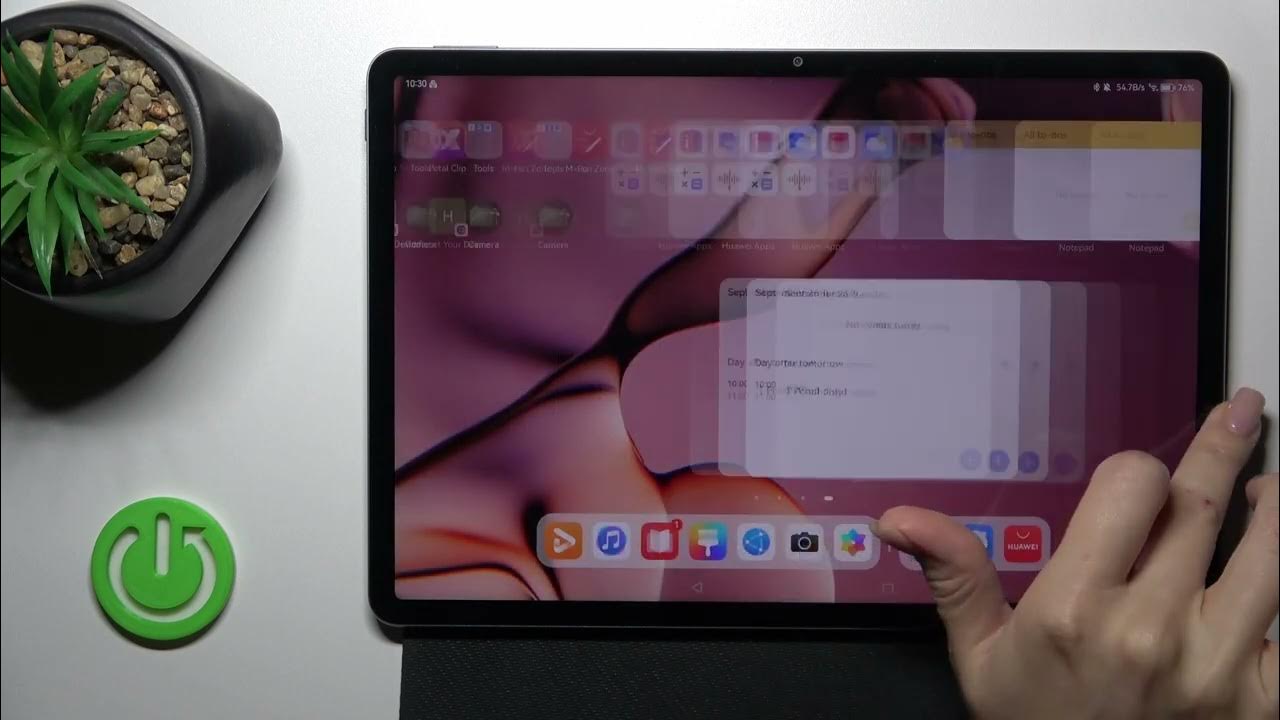 How to Add or Remove Home Screen Widgets on Huawei MatePad 11.5 - YouTube
