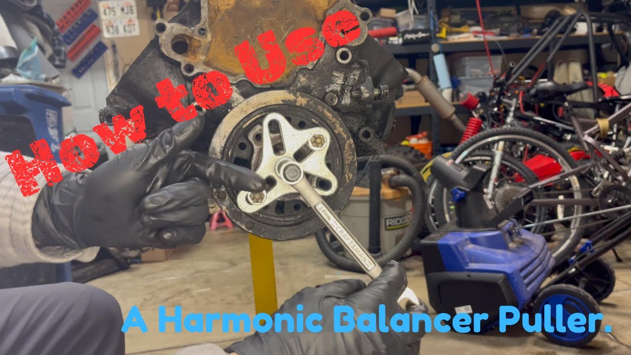 How to Use a Harmonic Balancer Puller - YouTube