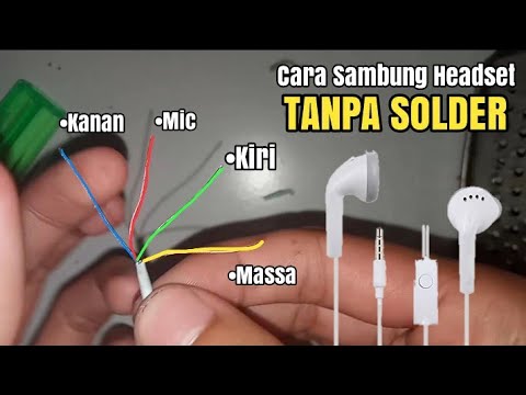 TANPA SOLDER! Cara perbaiki headeet putus / mati sebelah (100% Berhasil)