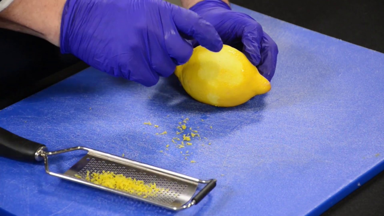 How to Zest Citrus - YouTube