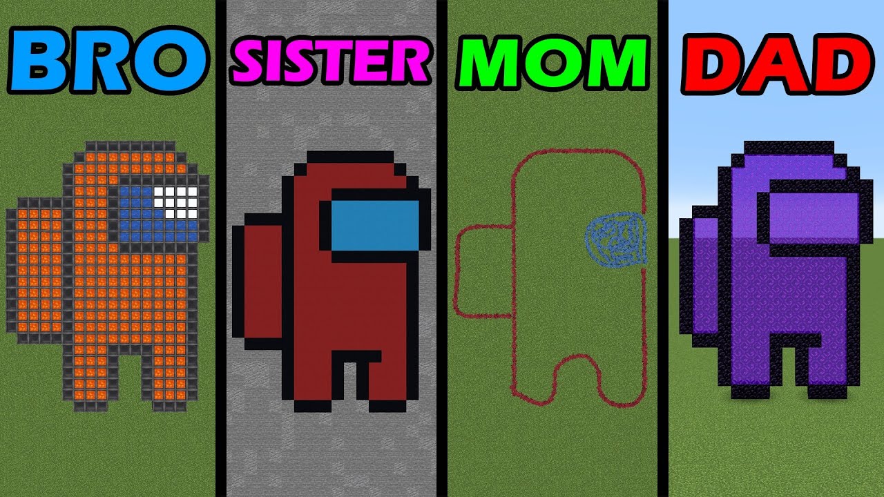 Family Members Playing Minecraft be like: - YouTube