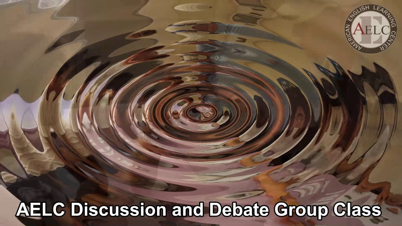 AELC discussion and debate group class - YouTube