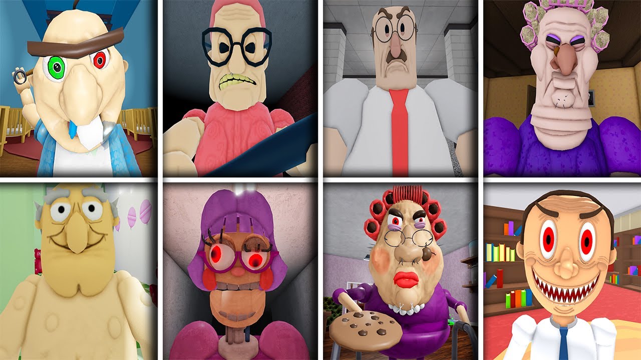 BABY BOBBY, BARRA GRANDMA, MR PICKLE, MISS ANI-TRON, FREAKY GRANDPA ...