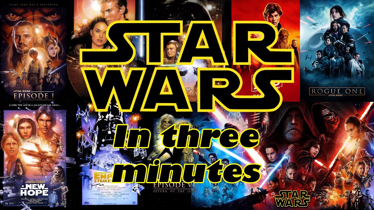 THE STAR WARS SAGA : IN THREE MINUTES - YouTube