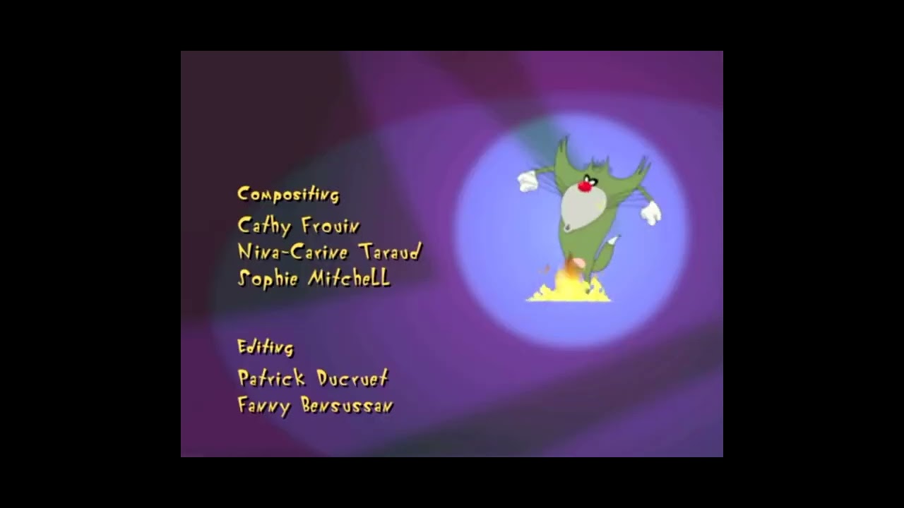 OGGY And The Cockroaches End Credits Outro - YouTube