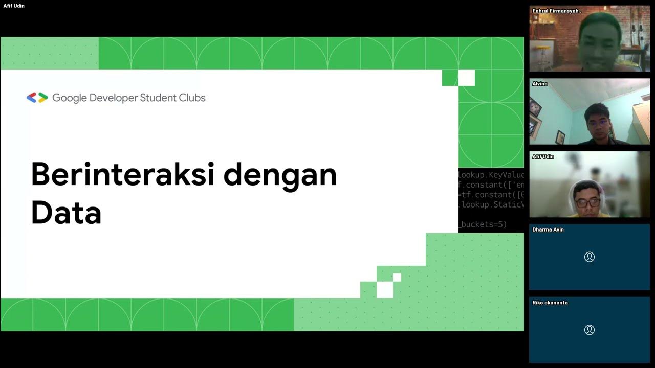 ML StudyJam Series (Week 1) - Programming with Python - YouTube