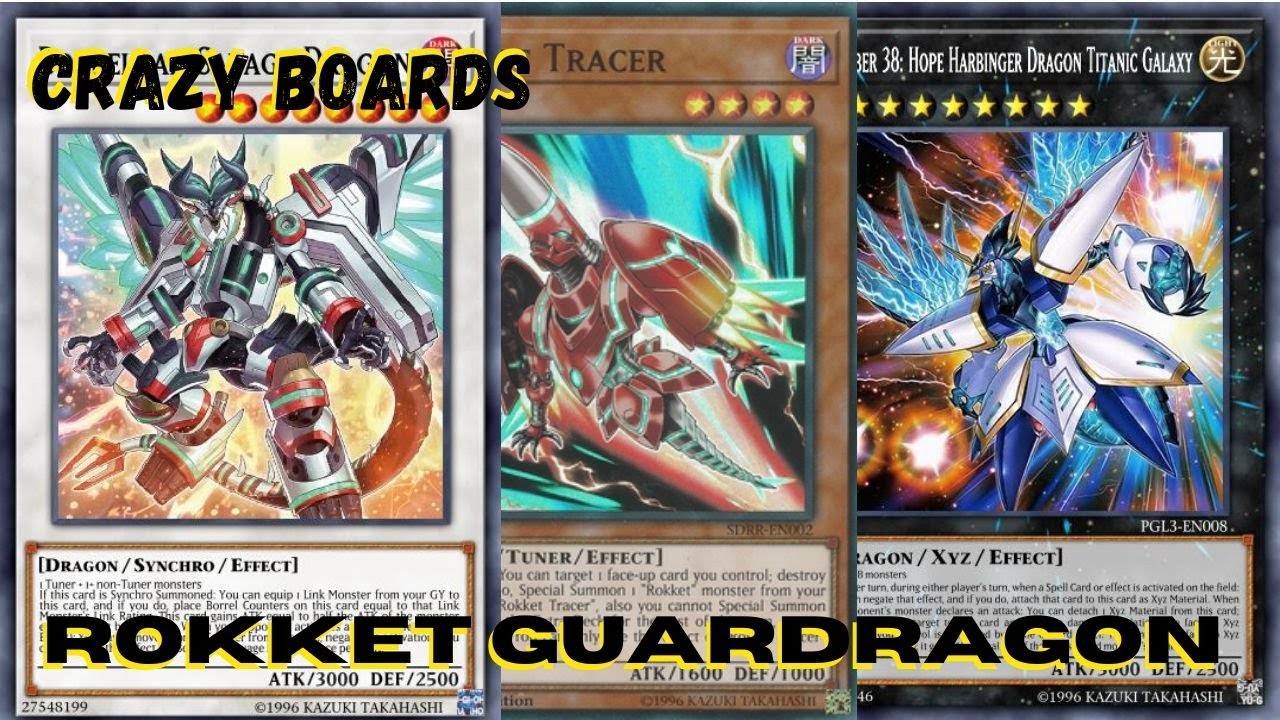 Yu-Gi-Oh! BEST Rokket Guardragon Deck! June 2020! - YouTube