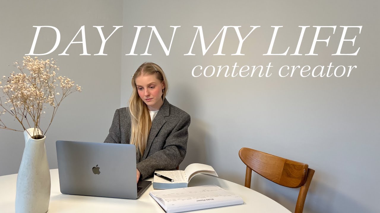 day in my life as a content creator - YouTube