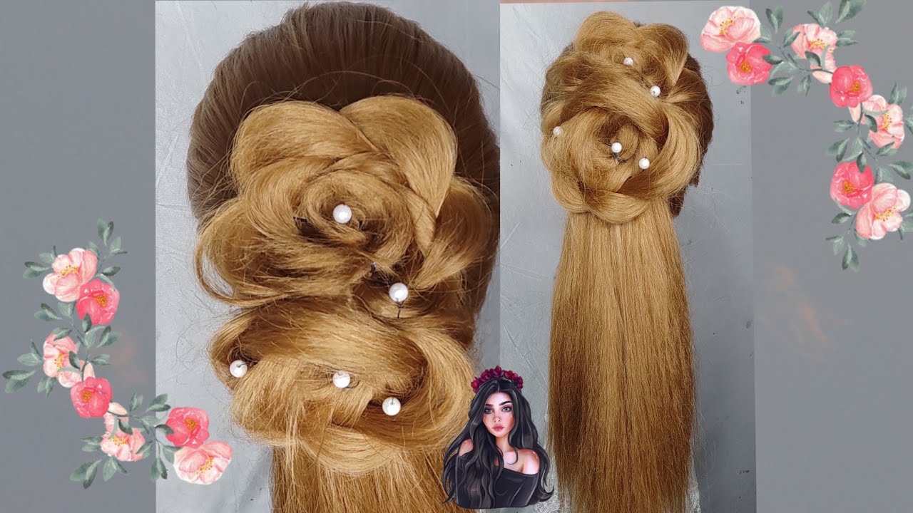 SANGAT MUDAH,MEMBENTUK SANGGUL MENGGUNAKAN RAMBUT SENDIRI - YouTube