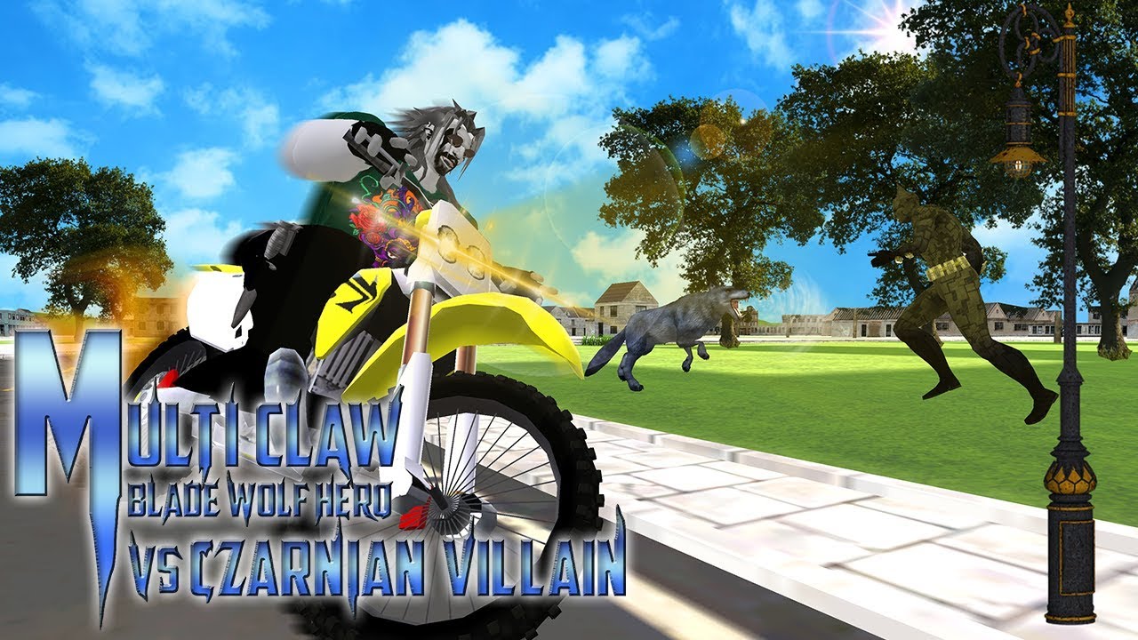 Multi Claw Blade Wolf hero vs Czarnian Villain - YouTube