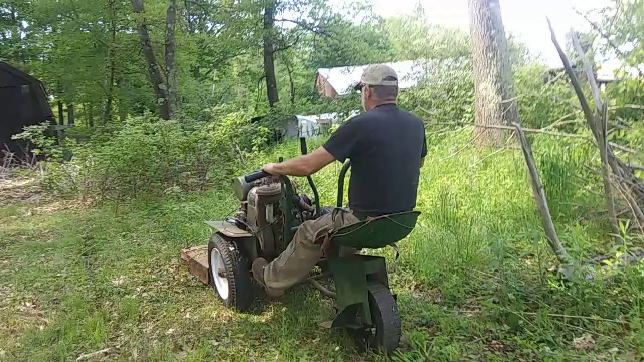 1960s Kut-Kwick 36" Brush Mower - YouTube