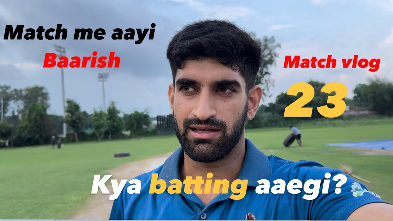 "Rain Stopped Play! ☔ Scored 80 off 43 in a Day-Night Thriller 🌙🏏 ...