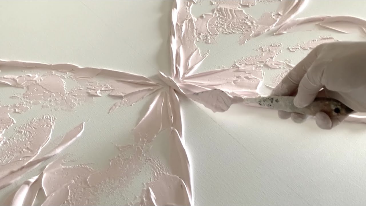 Texture butterfly Painting, working process - YouTube