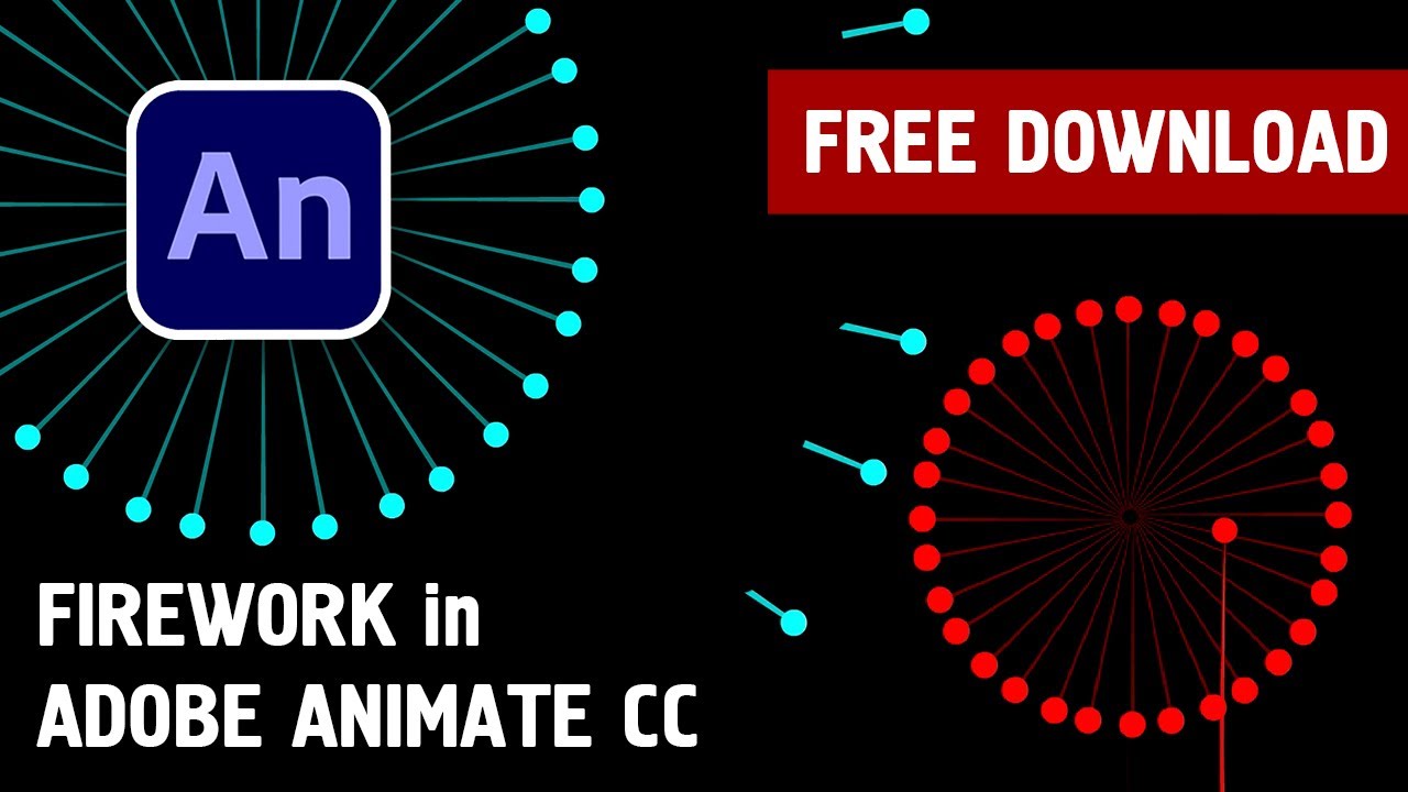 Firework Animation in Adobe Animate CC (FREE Download) - YouTube