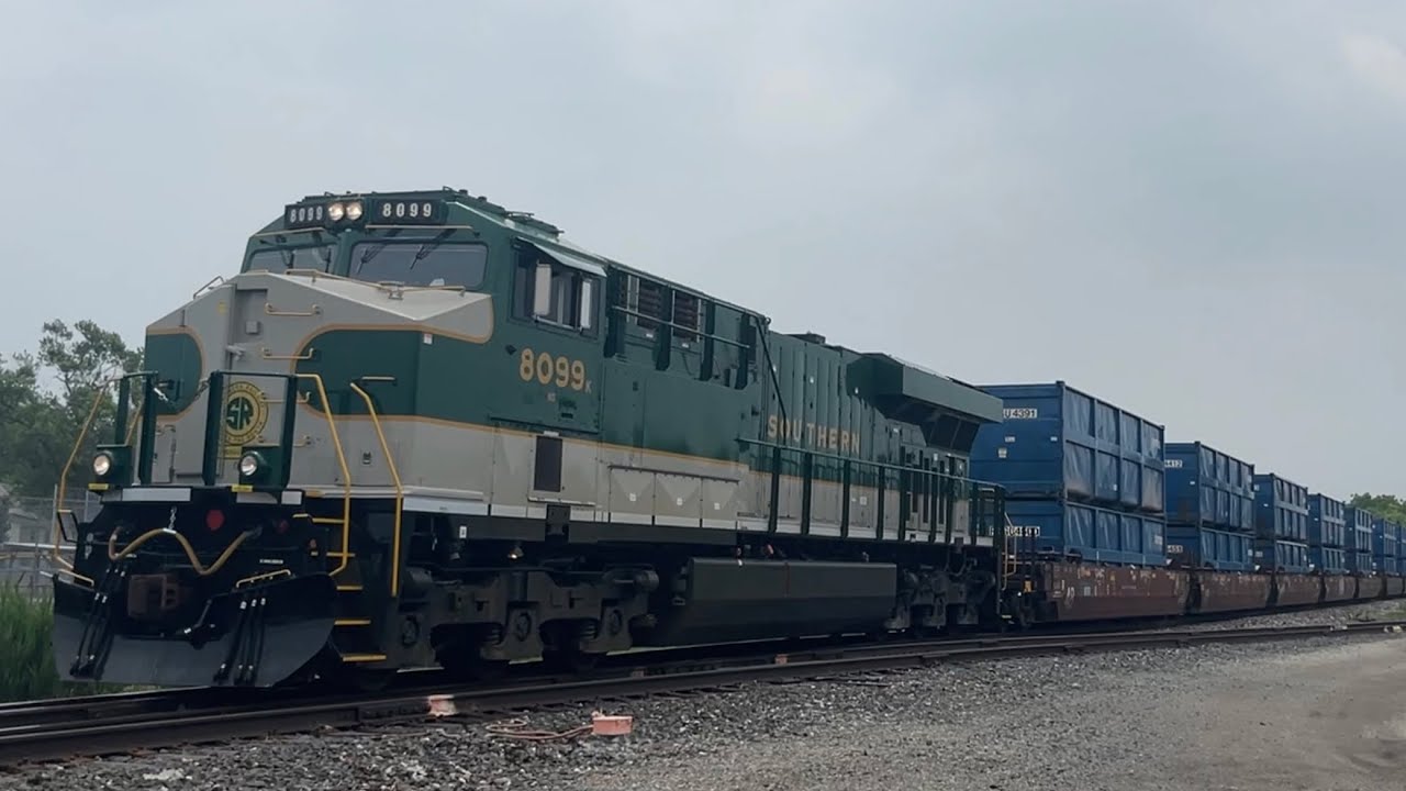 NS #8099 (Southern Heritage Unit) leads NS 332! (6/30/23) - YouTube