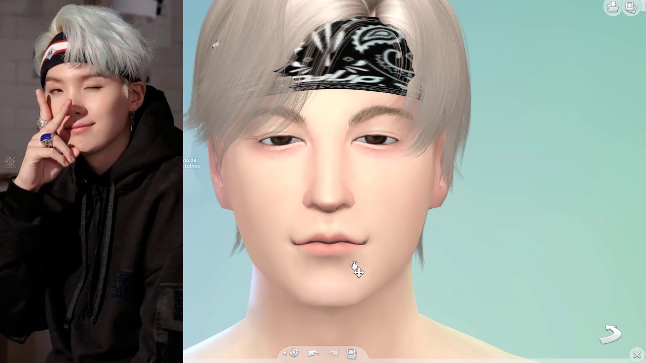 THE SIMS 4 - CRIANDO O SUGA BTS [The Sims 4] Create A Sim | #1 SUGA DO ...