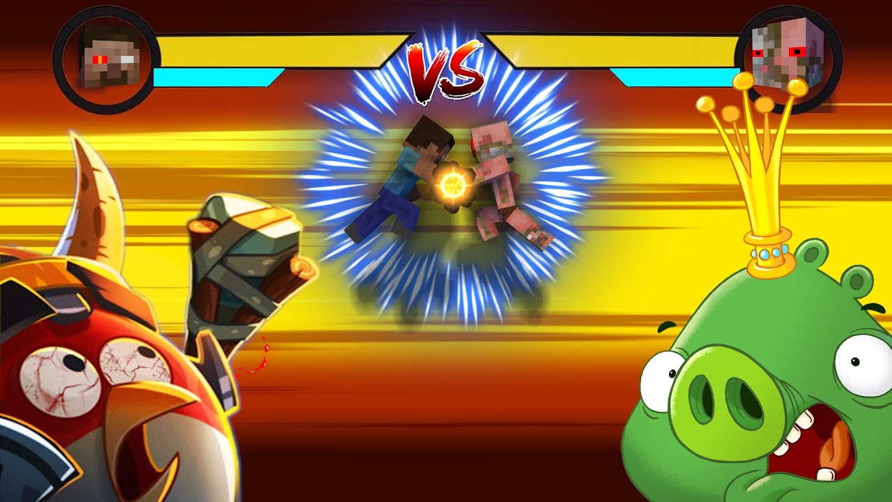 Angry Birds EPIC Humor and laughter Part 4 + Minecraft - YouTube