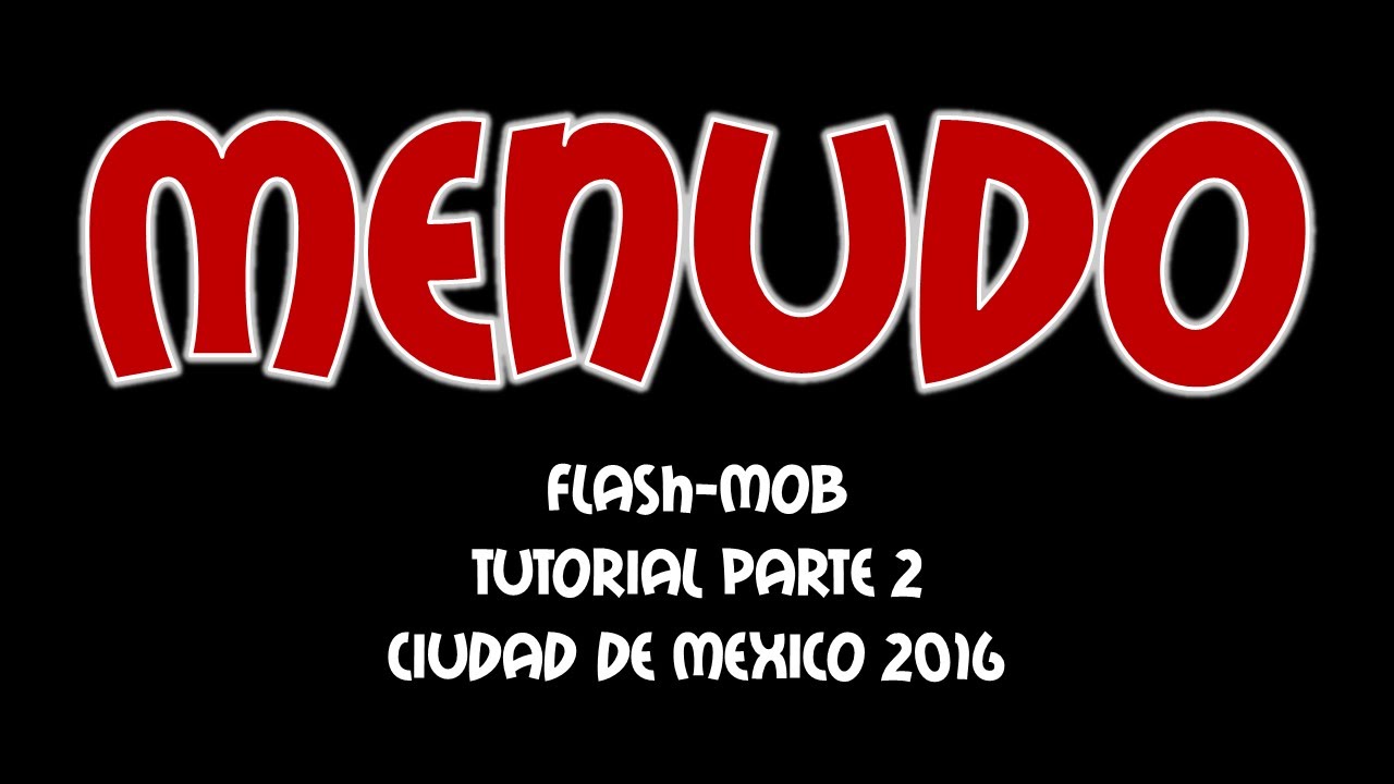 Flashmob Menudo Claridad Tutorial Parte 2/3 - YouTube