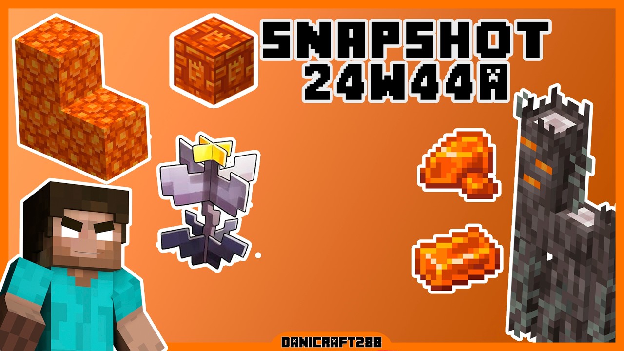 RESINA En Minecraft - Mi Opinión Sobre La Snapshot 24w44a - YouTube
