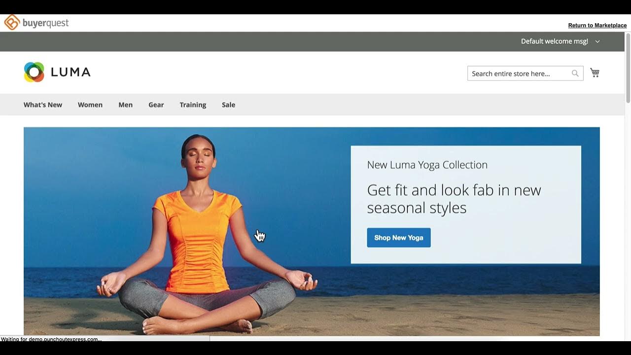 Magento Punchout Demo - YouTube