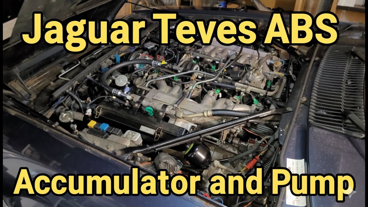 Jaguar XJS V12 ABS TEVES Mk3 system components - motor / pump ...
