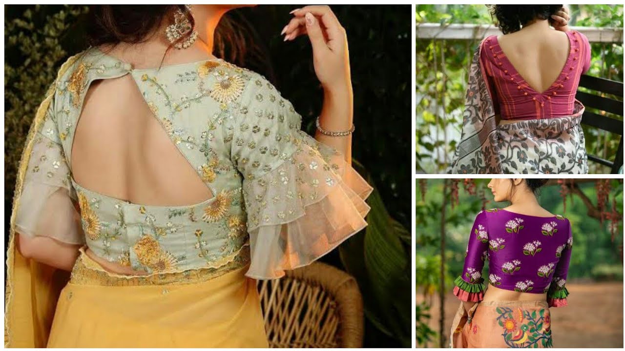 Very Stylish & Unique Blouse Designs/Blouse Designs Ideas. - YouTube