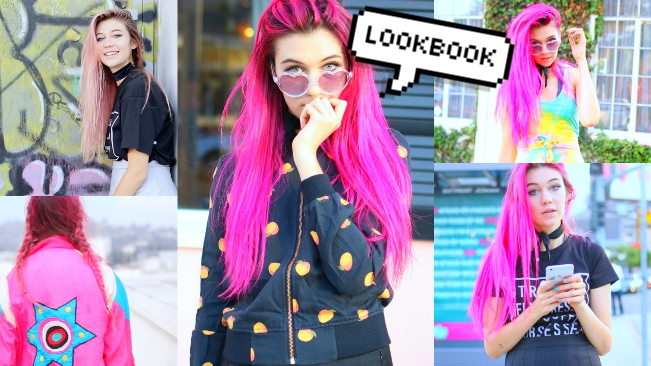 cute colorful outfit lookbook | Jessie Paege - YouTube