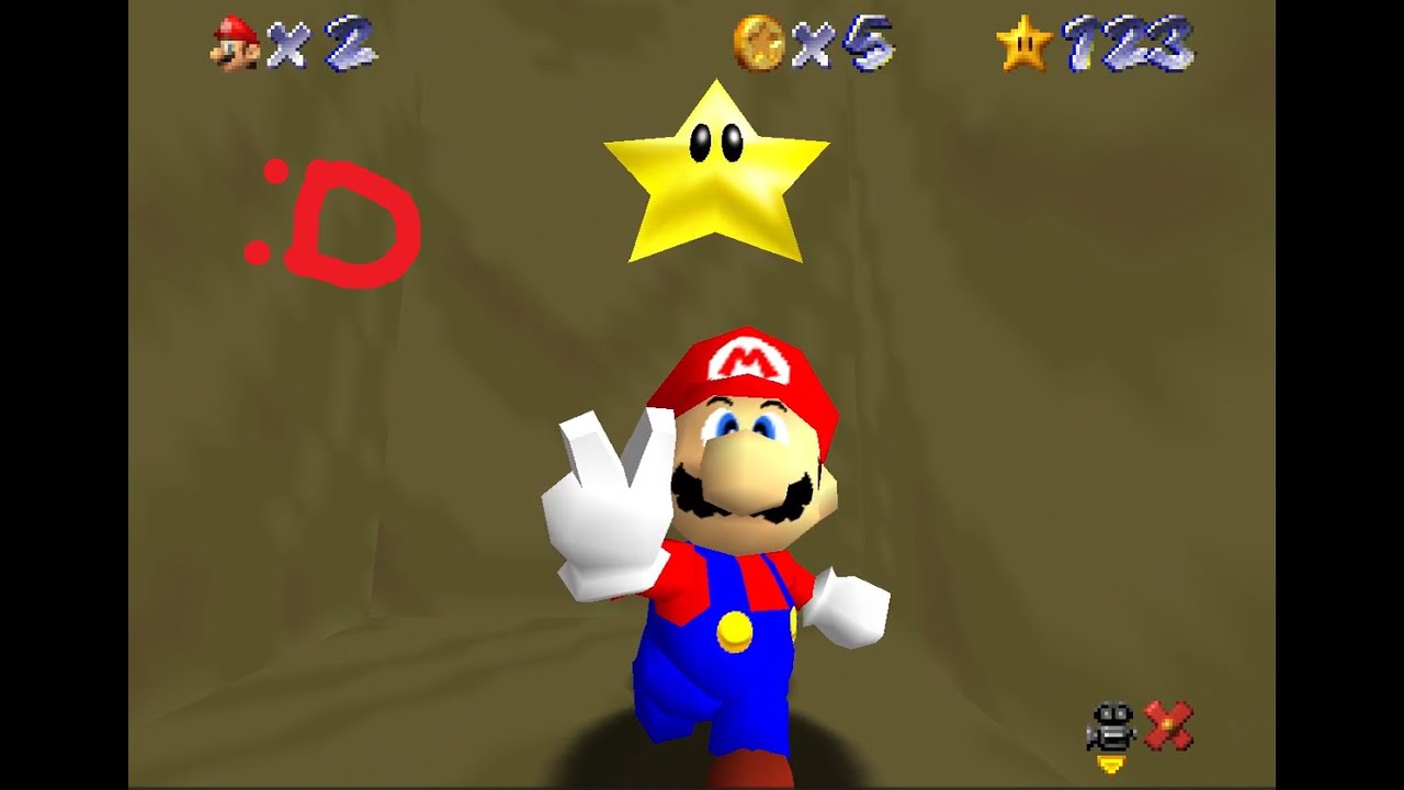 Mario's Nightmare 64 (Course 14 Yggdrasil - Star 4 Living In The Trunk ...
