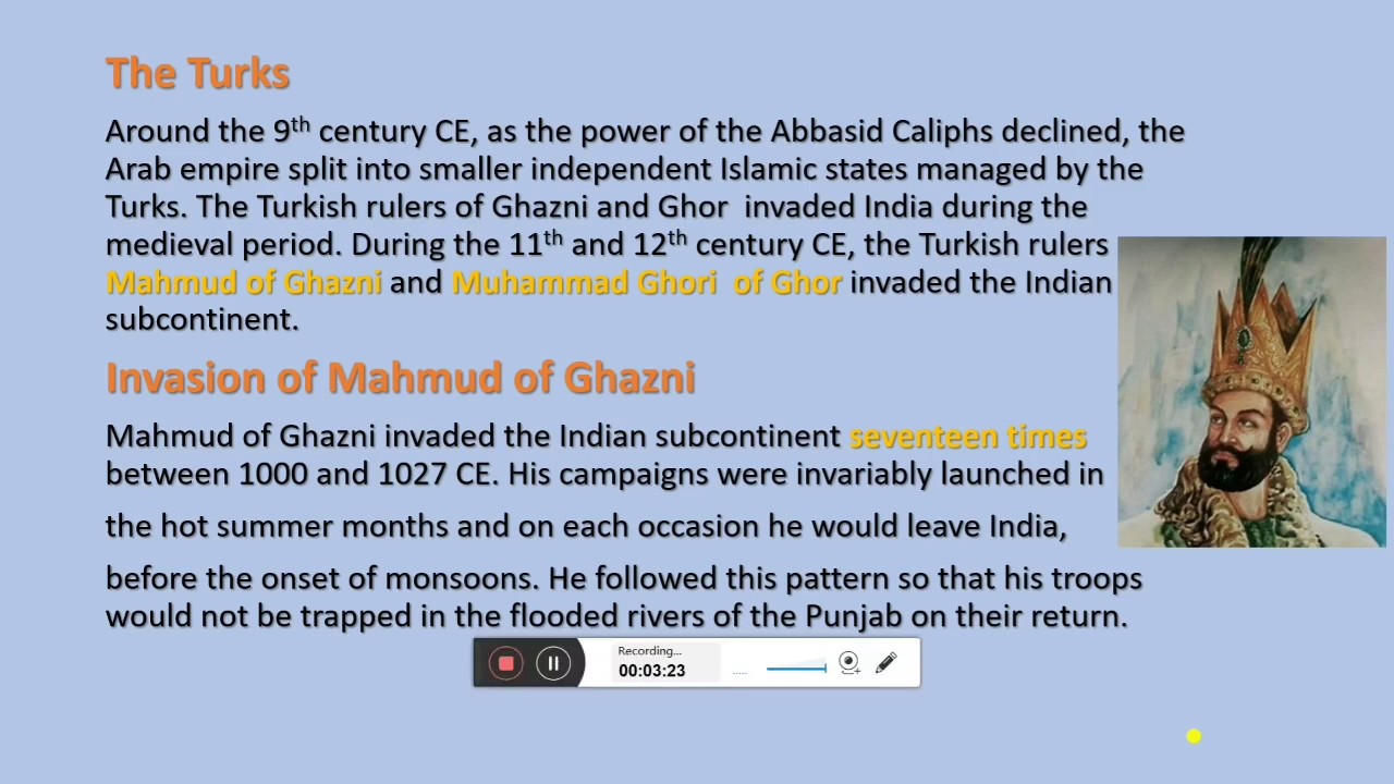 Class 7 : History and Civics - Chapter 3 Video 1 (Fifth Week) - YouTube