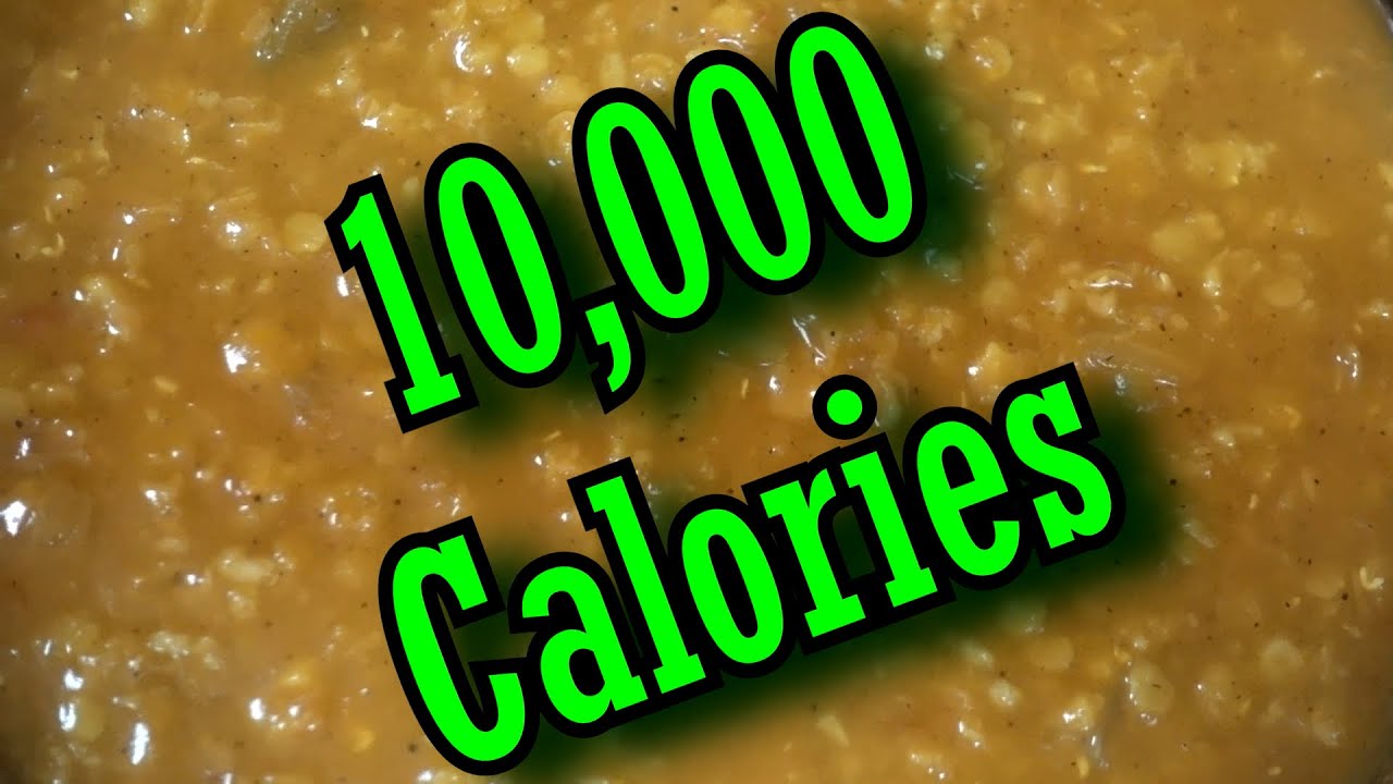10,000 Calorie Meal Plan (Under 5 Minutes) - YouTube