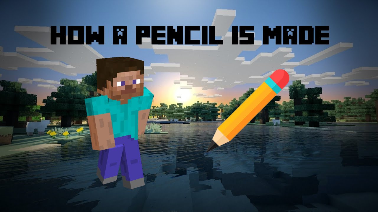 How a pencil is made | Explained by Minecraft - YouTube