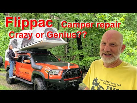 How To: DIY Flippac Camper Repair | Fixing Fiberglass Delamination on ...