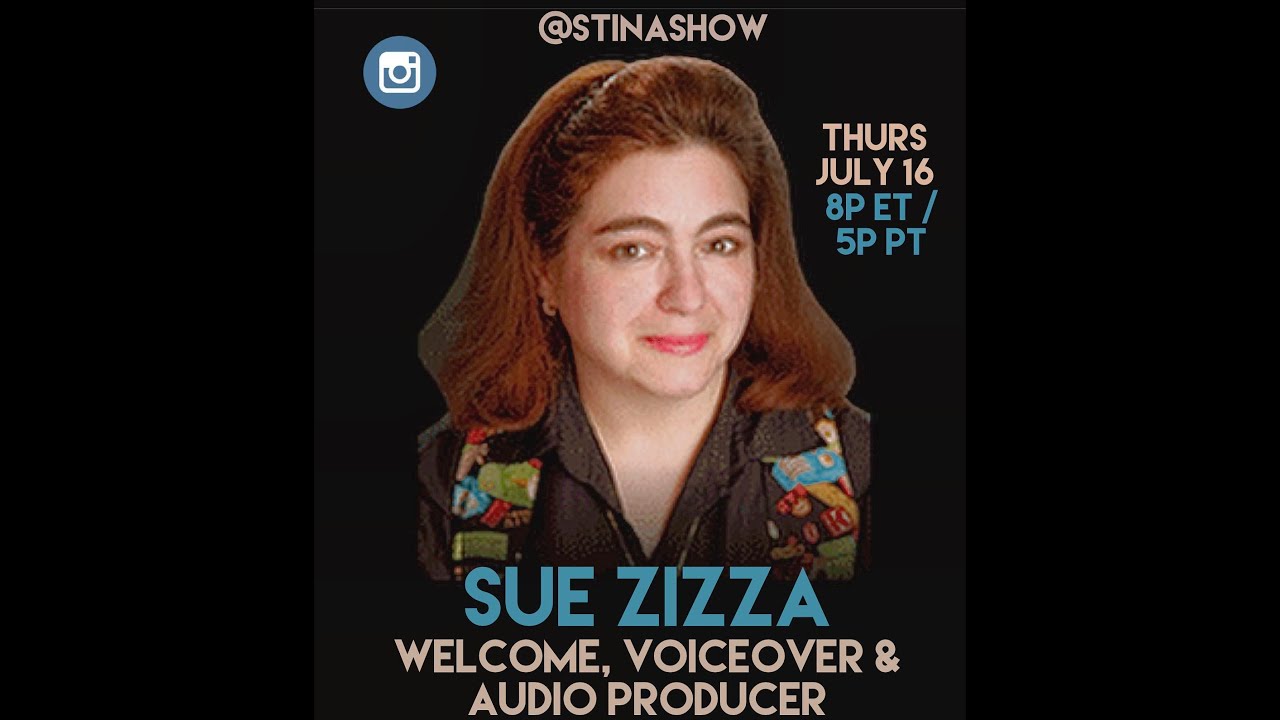 Sue Zizza AUDIO Producer LIVE on the STINA SHOW - YouTube