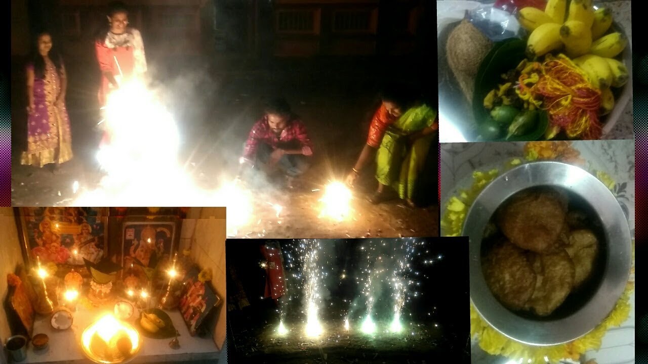 How we celebrate Diwali festival in Tamil | nombu | crackers ...