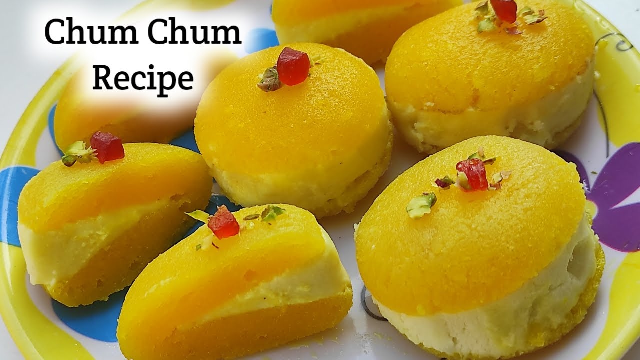 Chum Chum मिठाई घर मे सिर्फ आधा किलो दूध से बनाना सीखे | Cham cham ...
