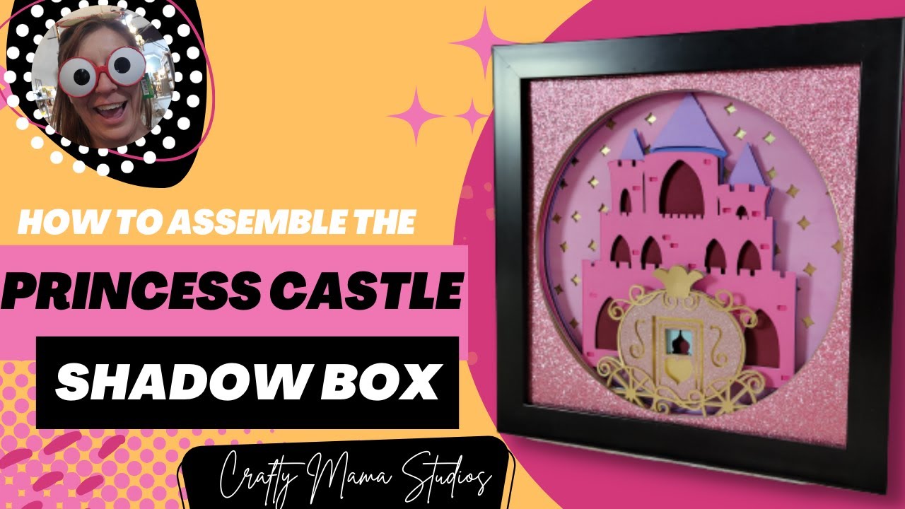 Princess Castle Svg Shadow Box, Castle And Carriage Fairy Tale 3D ...
