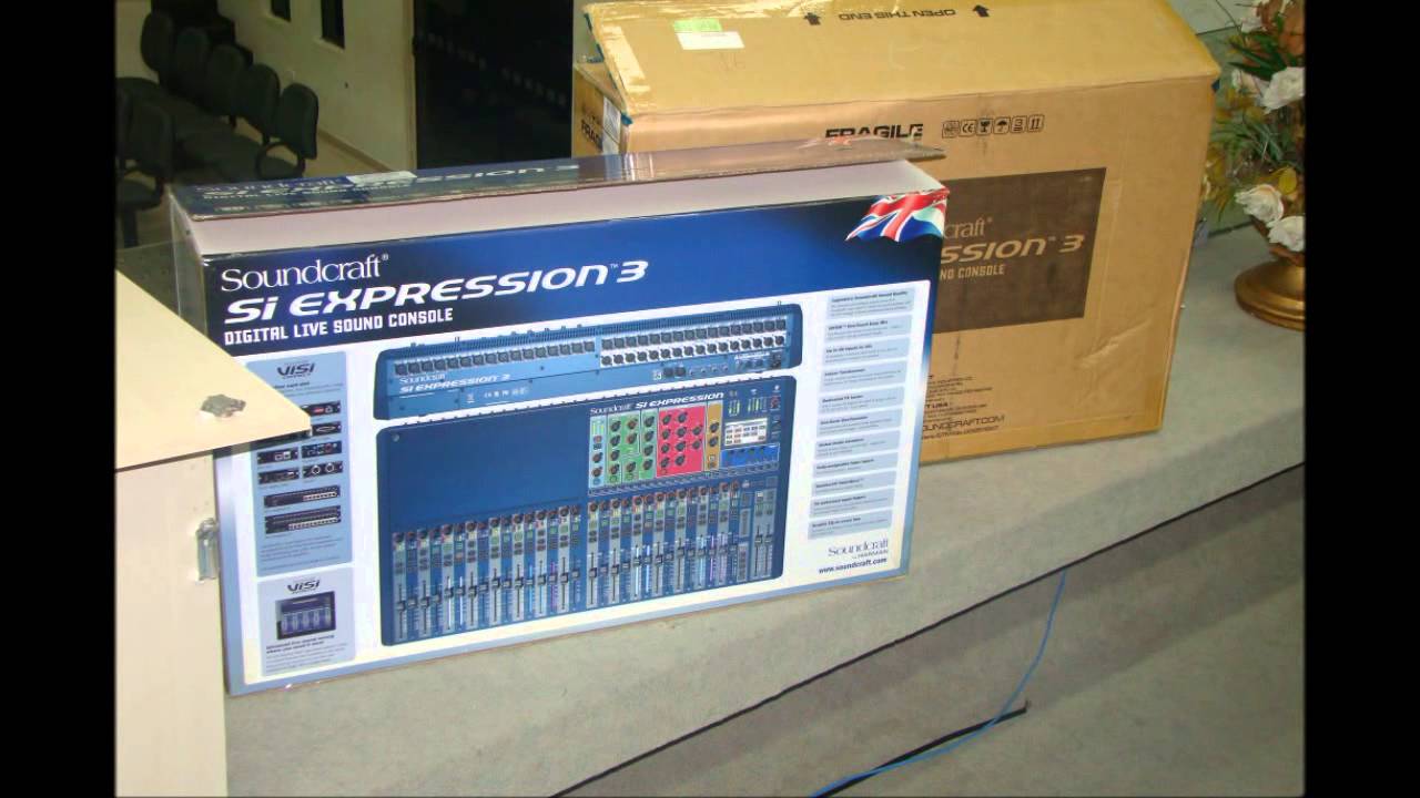 Line Array Attack / SoundCraft Expression 3 - YouTube