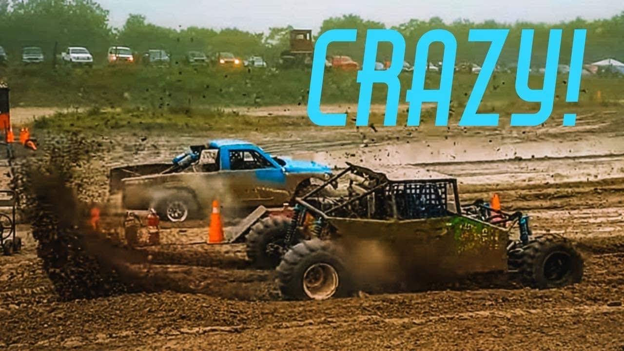 BIG POWER! MODIFIED 4x4 DRAG RACING IN THE RAIN! MARITIME OFF ROAD ...