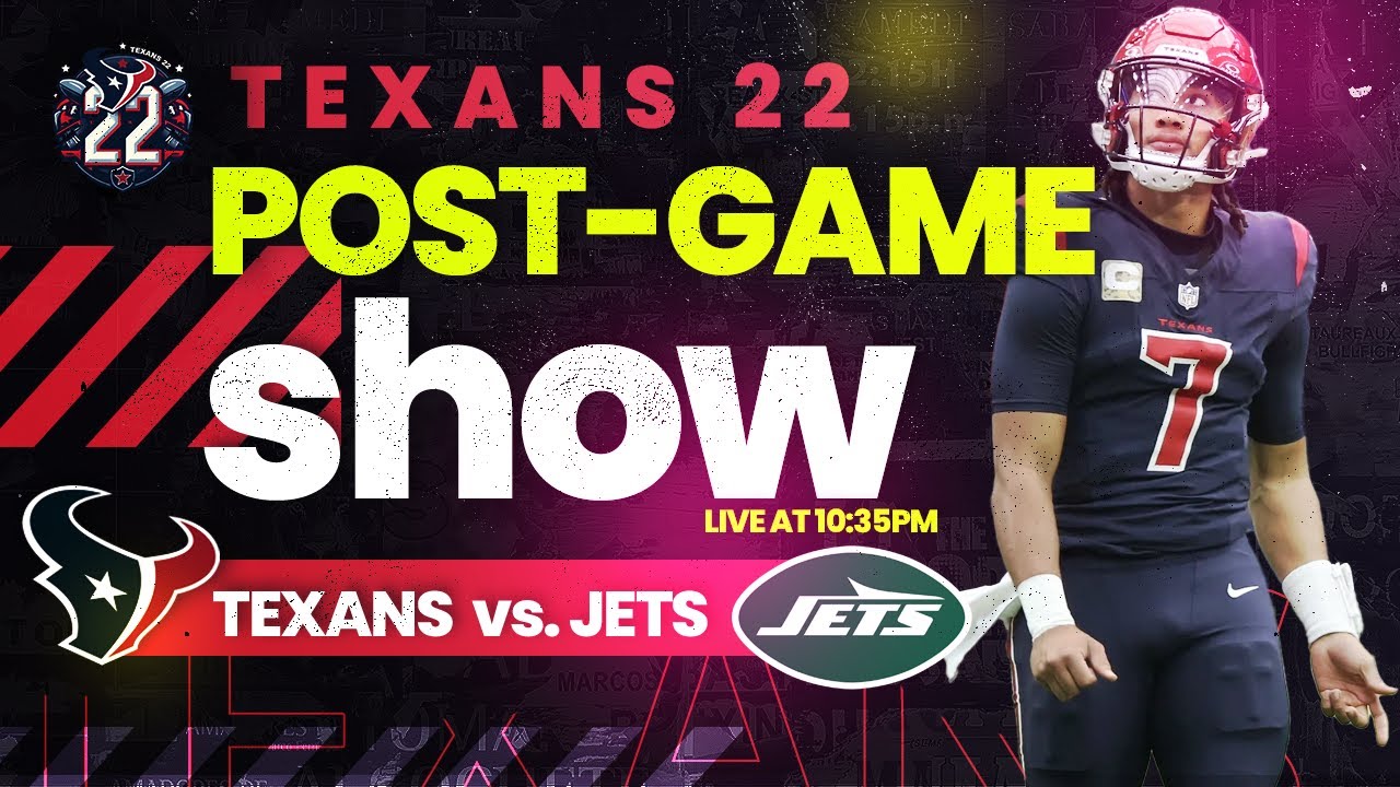 Texans Vs. Jets GAME RECAP (Texans 22 post-game show) - YouTube
