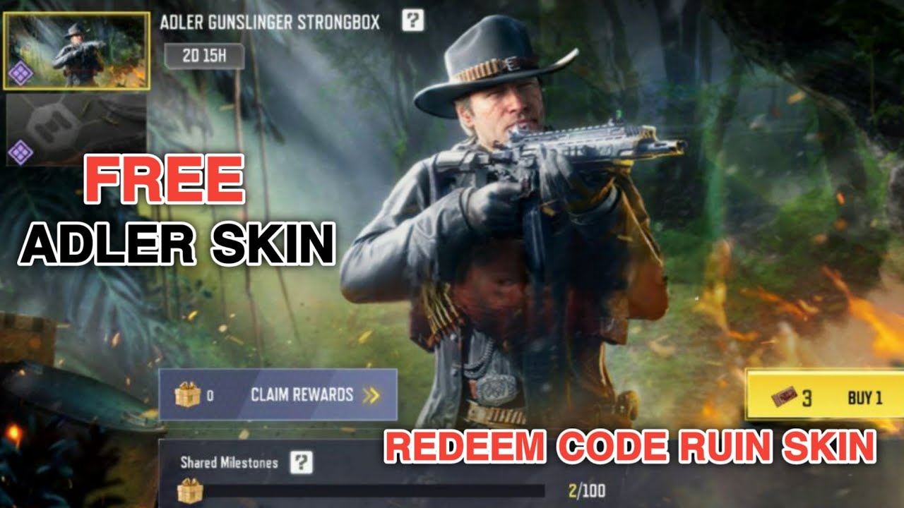 *FREE* How To Get Free ADLER New Character Skin | New Working Redeem ...