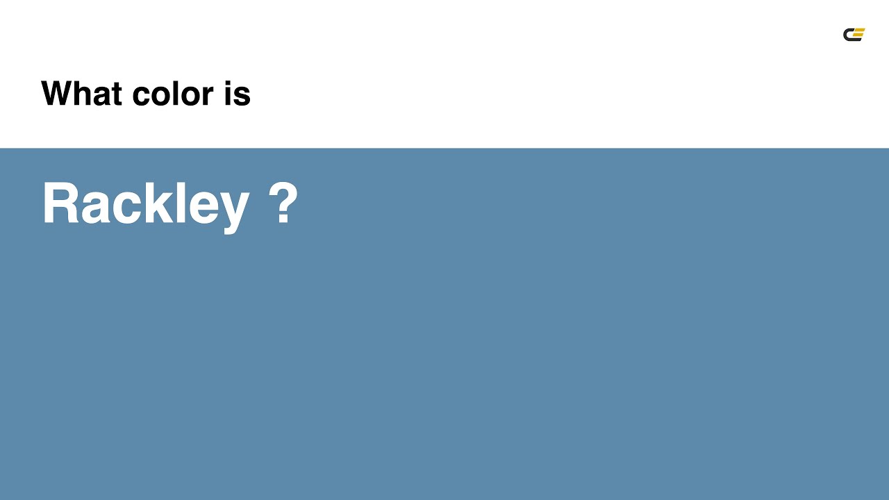 Rackley color #5d8aaa hex color - Blue color - Warm color 5d8aaa - YouTube