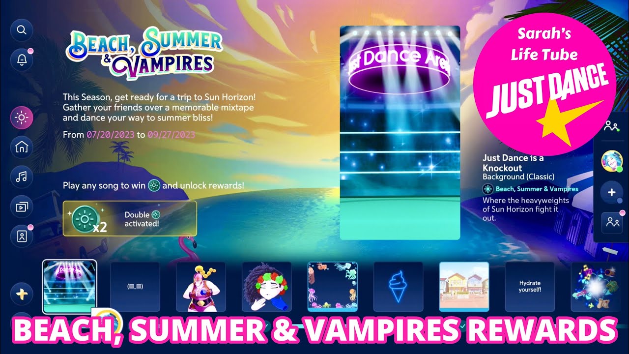 Just Dance 2023 | Season 3: Beach, Summer & Vampires | Season Rewards ...